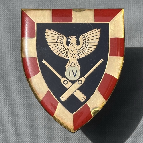 South African Army 4 Field Regiment – Artillery – Metal Arm Flash SADF ...