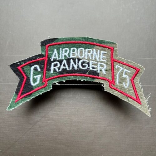US United States ARMY G company Airborne Ranger 75 Camo Patch ...